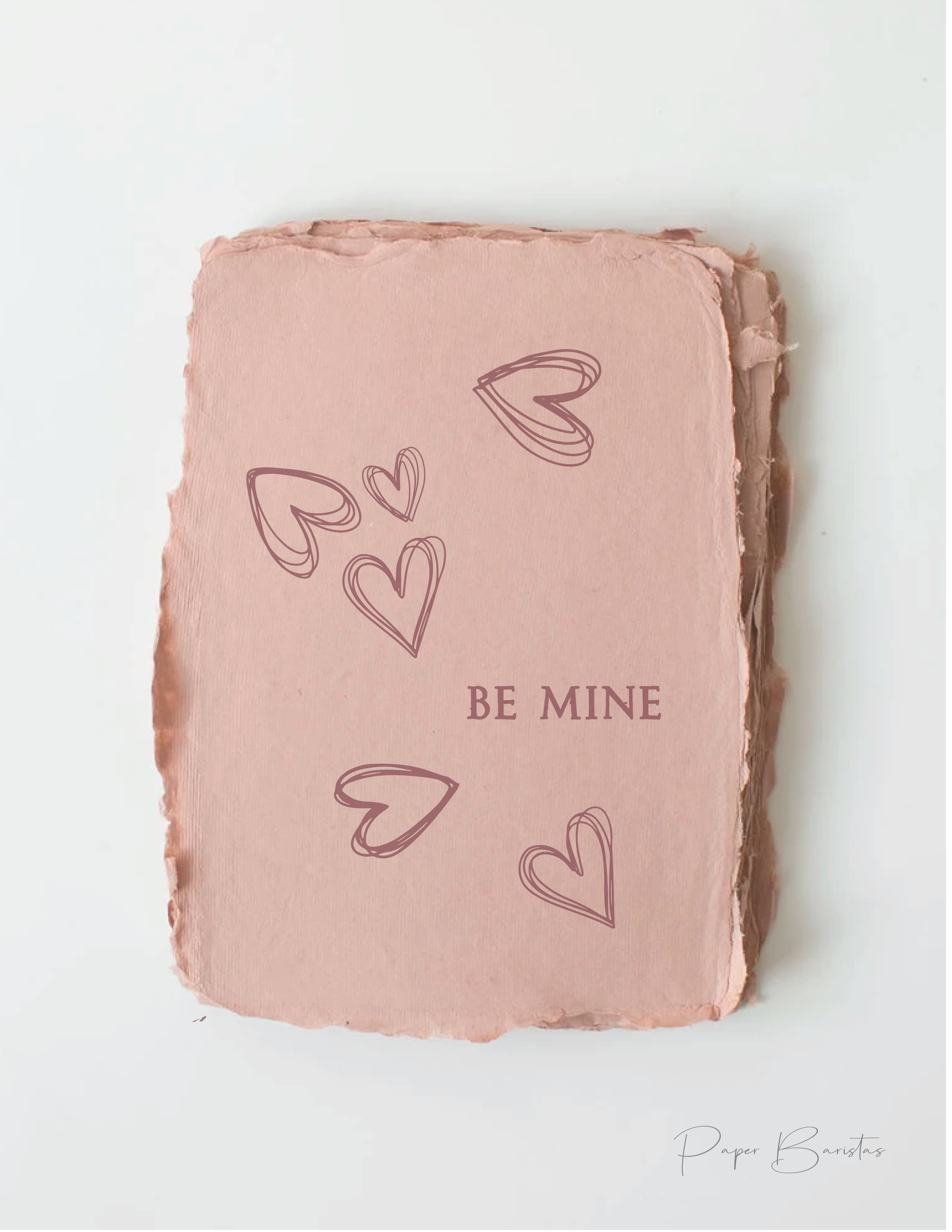 “Be Mine.” Love Greeting Card – Joli Jardin